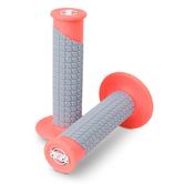 Grey///Pro Taper Lock On Pillow Top Grips - Neon Red/ Grey - Grips ...