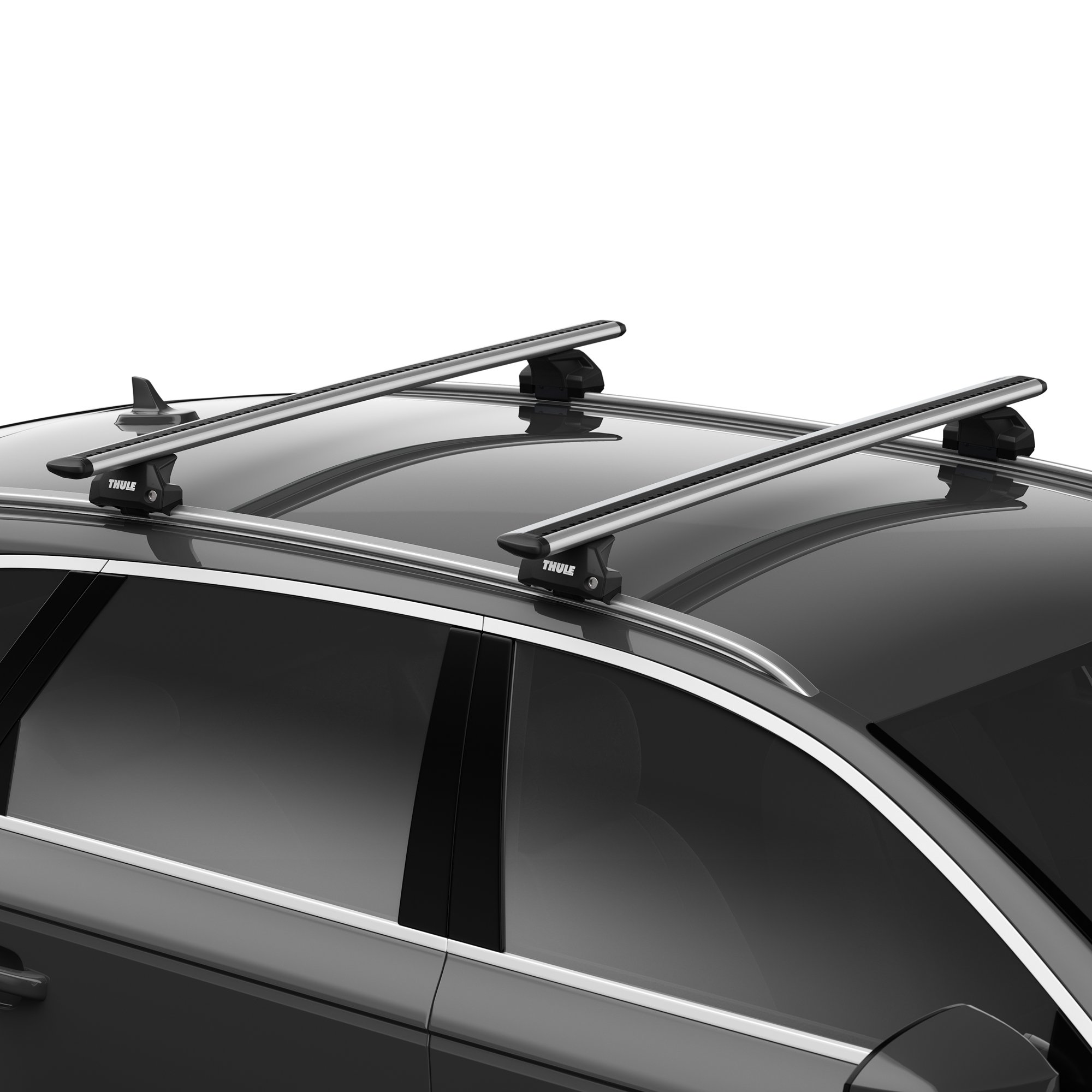 Thule Alu WingBar Evo Silver Roof Bars to fit Audi A4 B9 Avant 16-21 ...