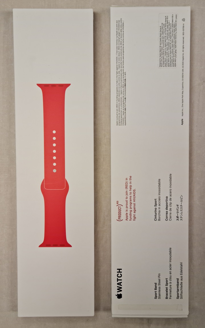 Genuine Apple Watch Silicone Sport Band 40/41/44/45mm Midnight ...