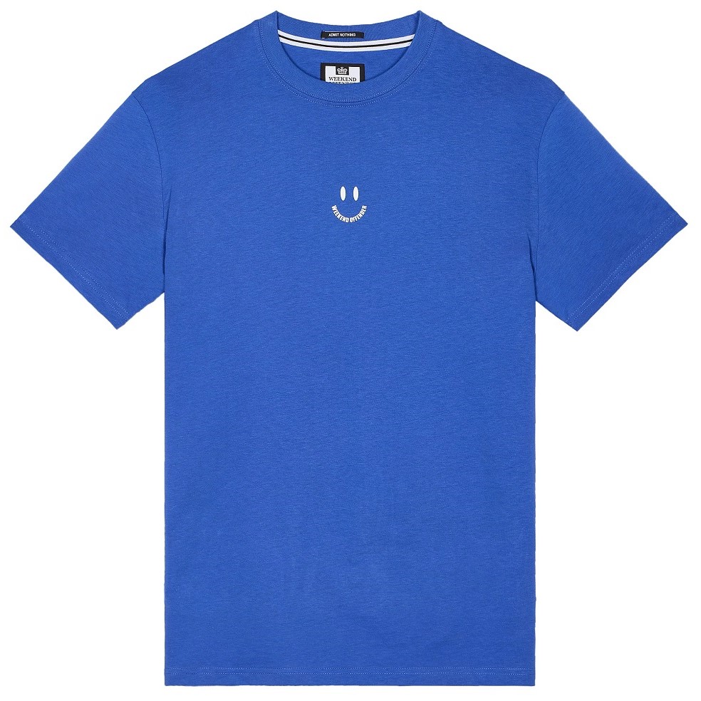 Weekend Offender Mini Rave Smiley T-Shirt Royal Blue | eBay