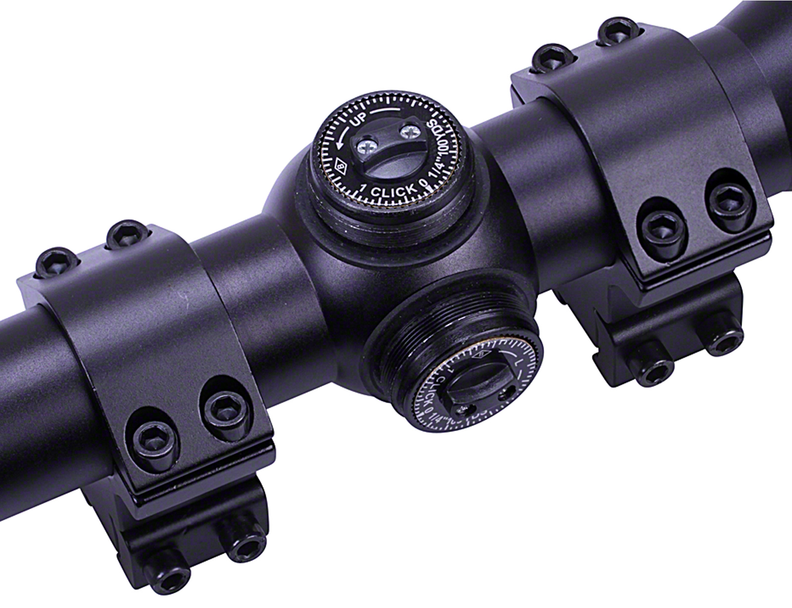 Nikko Stirling Mountmaster 4x40 Parallax AO Rifle SCOPE + 11mm 3/8 ...