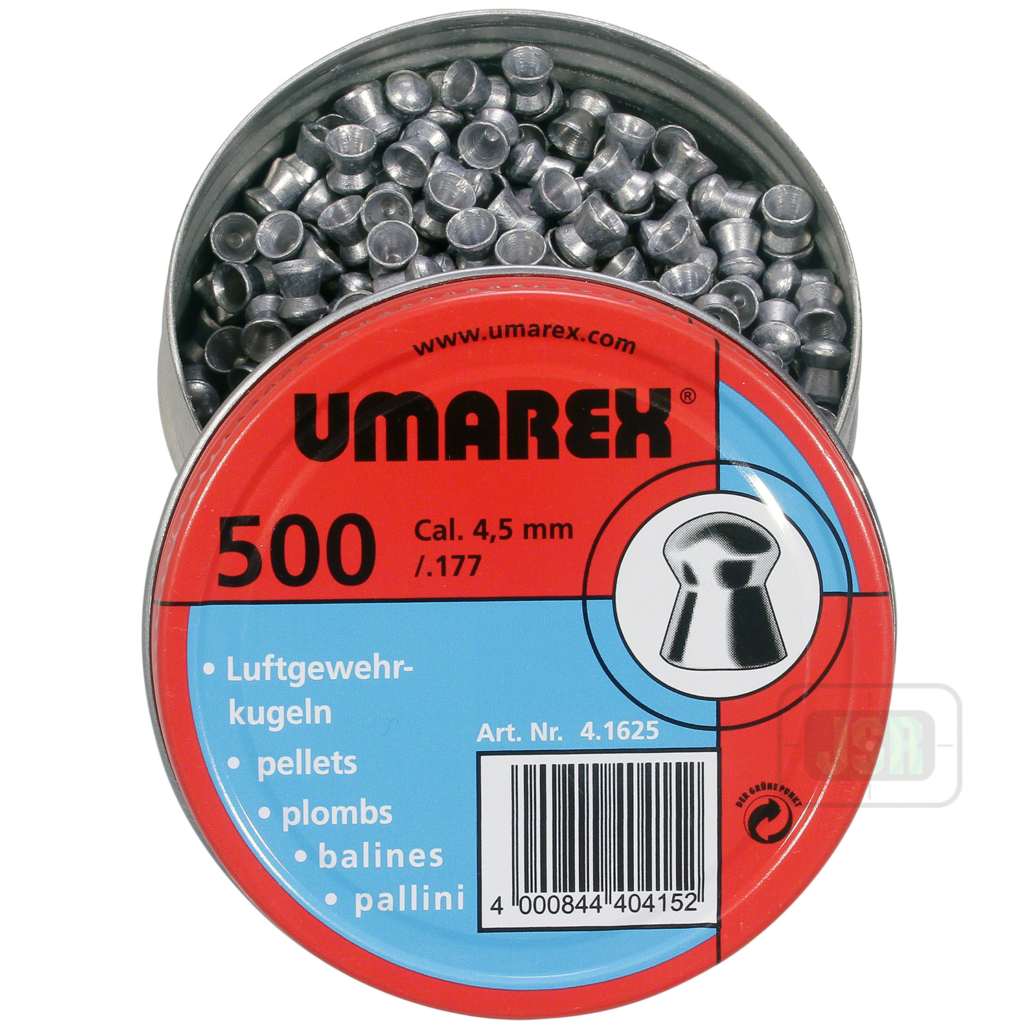 10 x 500 Umarex DOMED SMOOTH .177 PELLETS Air Gun Rifle Pistol Airgun ...