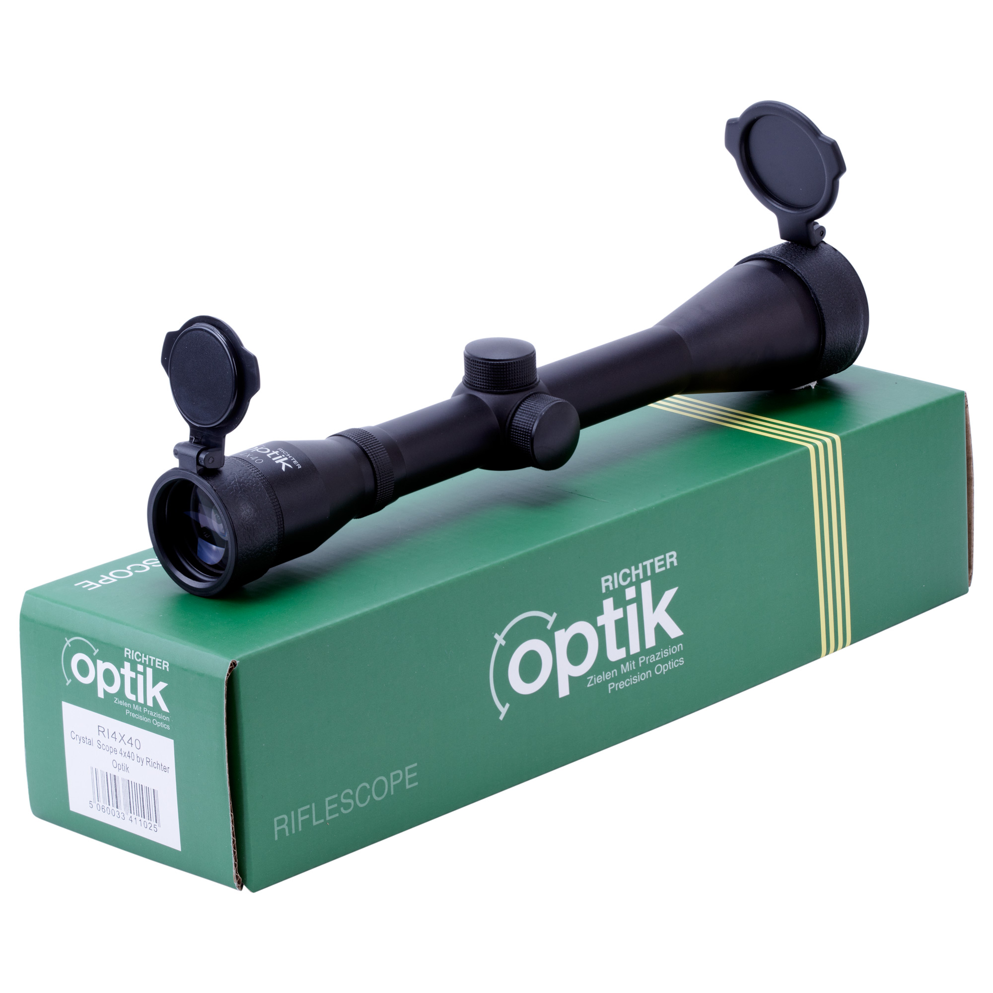 Richter Optik 4x40 Mil Dot Crystal Riflescope Air Rifle Scope Hunting ...