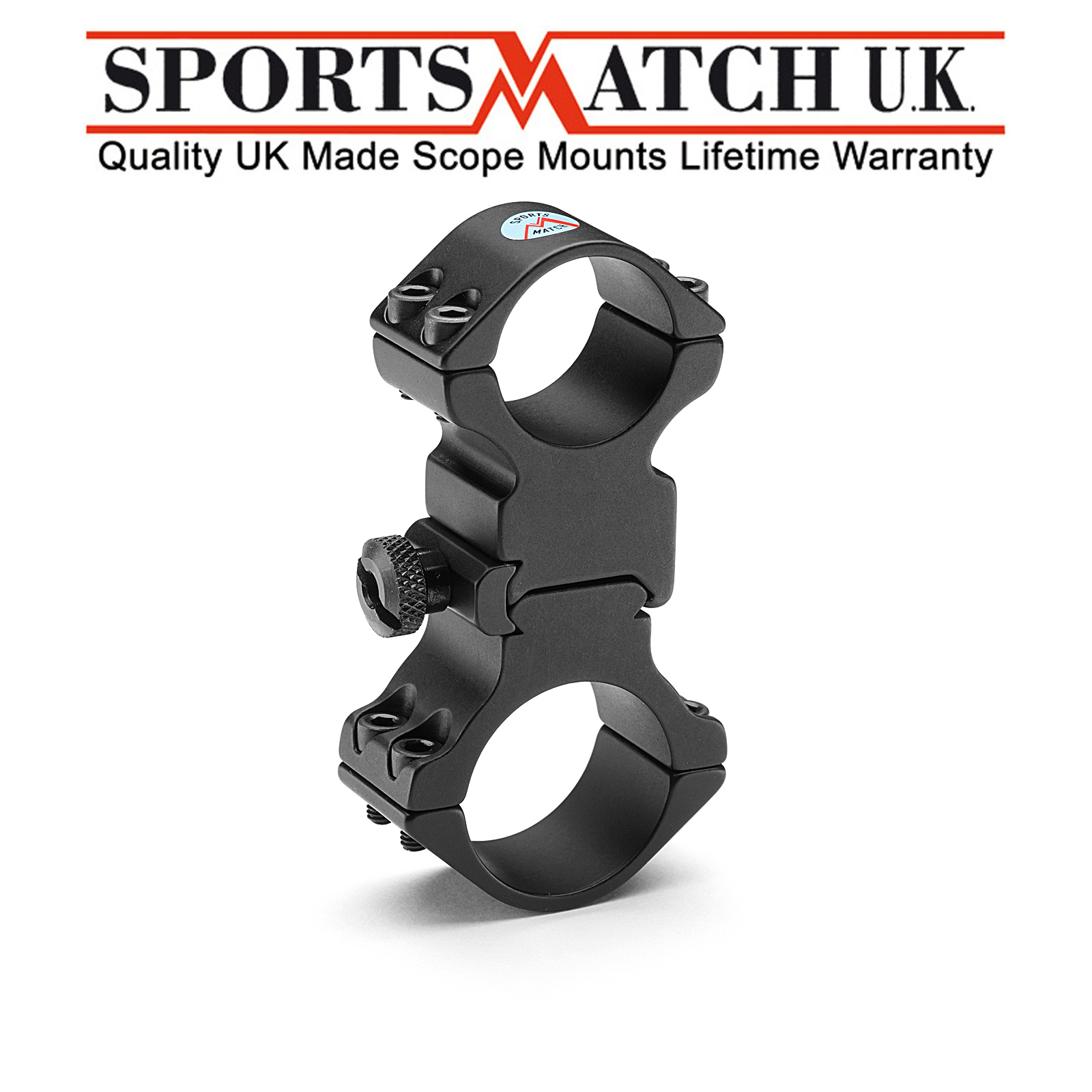 Sportsmatch TM4 30mm Scope Torch Mount Fits Torches With 1" Dia Quick ...