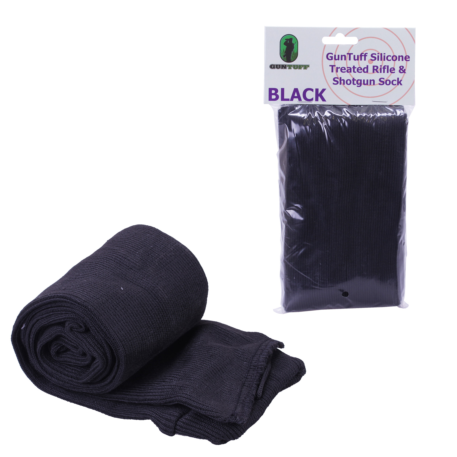 GunTuff Silicone Treated Gun Sock Rifle Airgun Shotgun 52" Case Black ...