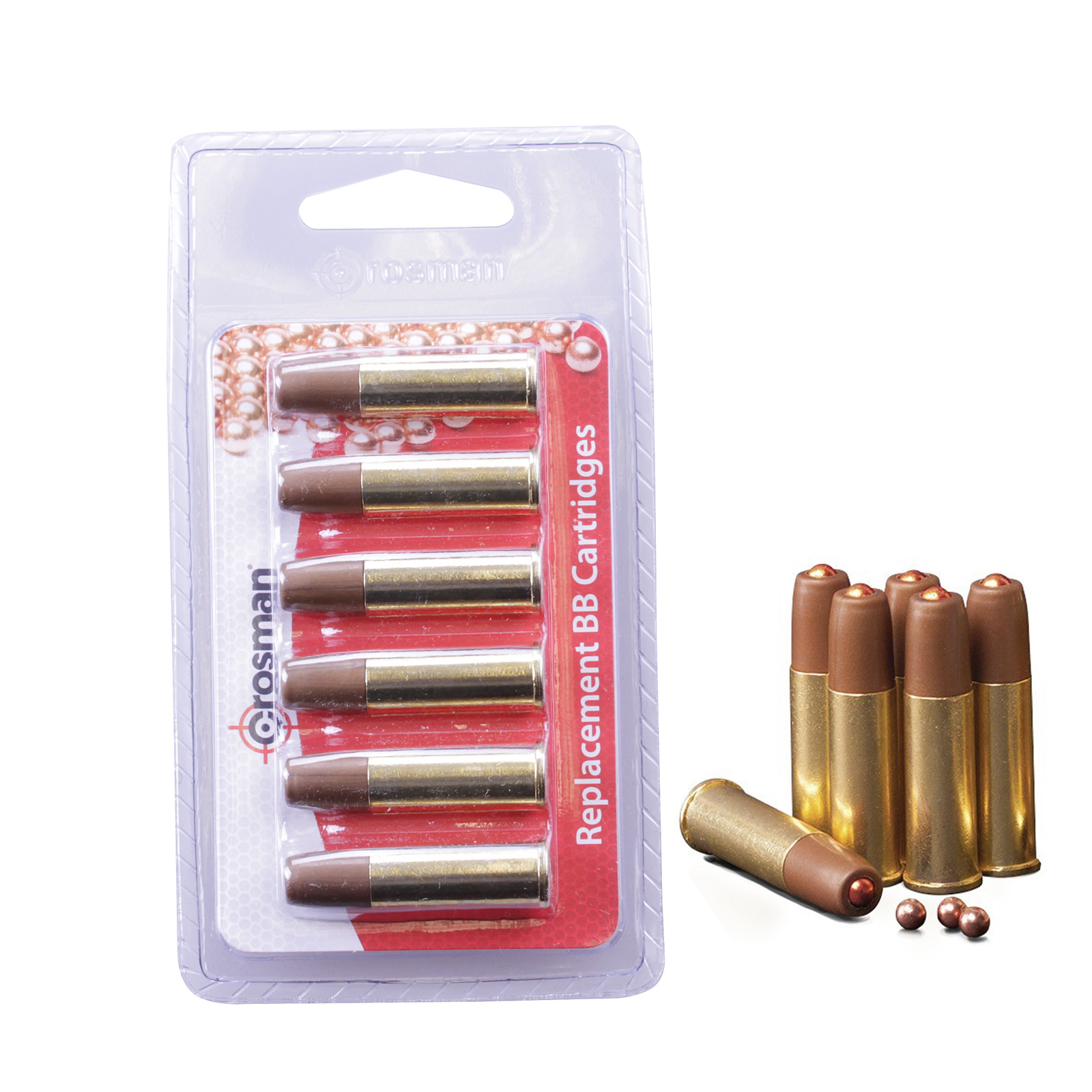 Crosman BB Cartridges / Shells For SNR357 BB's Co2 Revolver 6 Pack ...