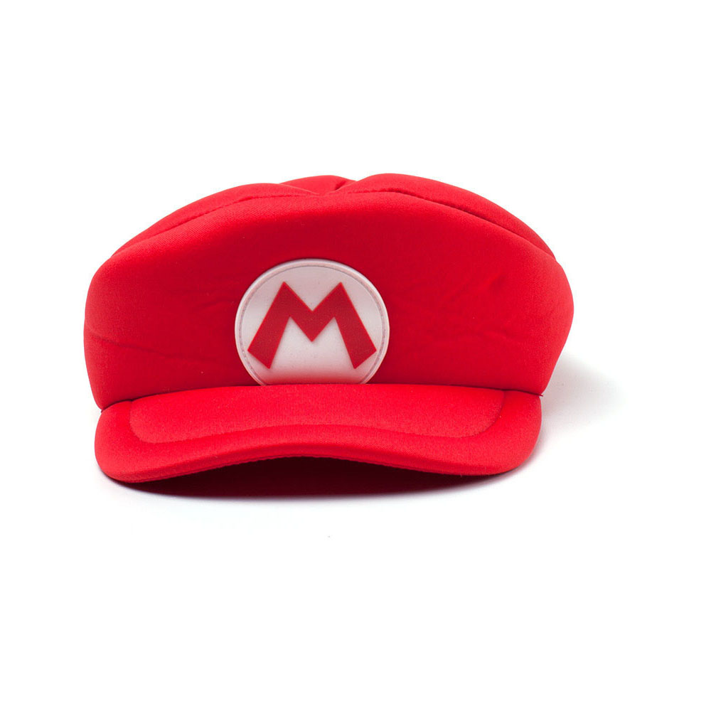 NINTENDO Super Mario Bros. Kids Mario Logo Curved Hat, Red ...