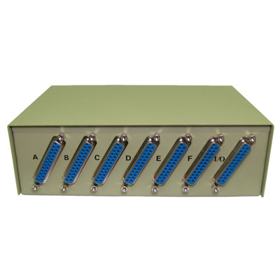 Printer Serial & Parallel Switch Box 7 x D25 Pin Ports 6 - Devices | eBay