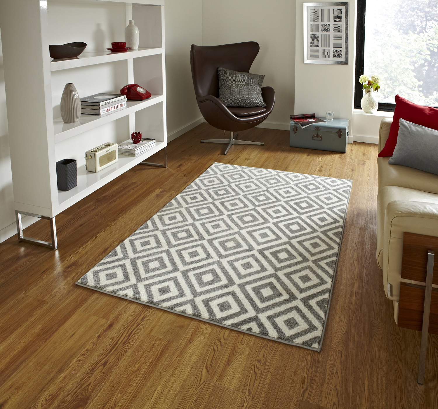 Matrix Diamond Design Rug (Various Colours and Sizes) – Classic Home Store