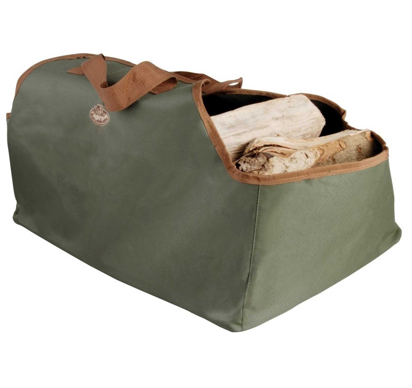 Heavy Duty Large Canvas Log Carrier (Khaki) – Mill Outlets