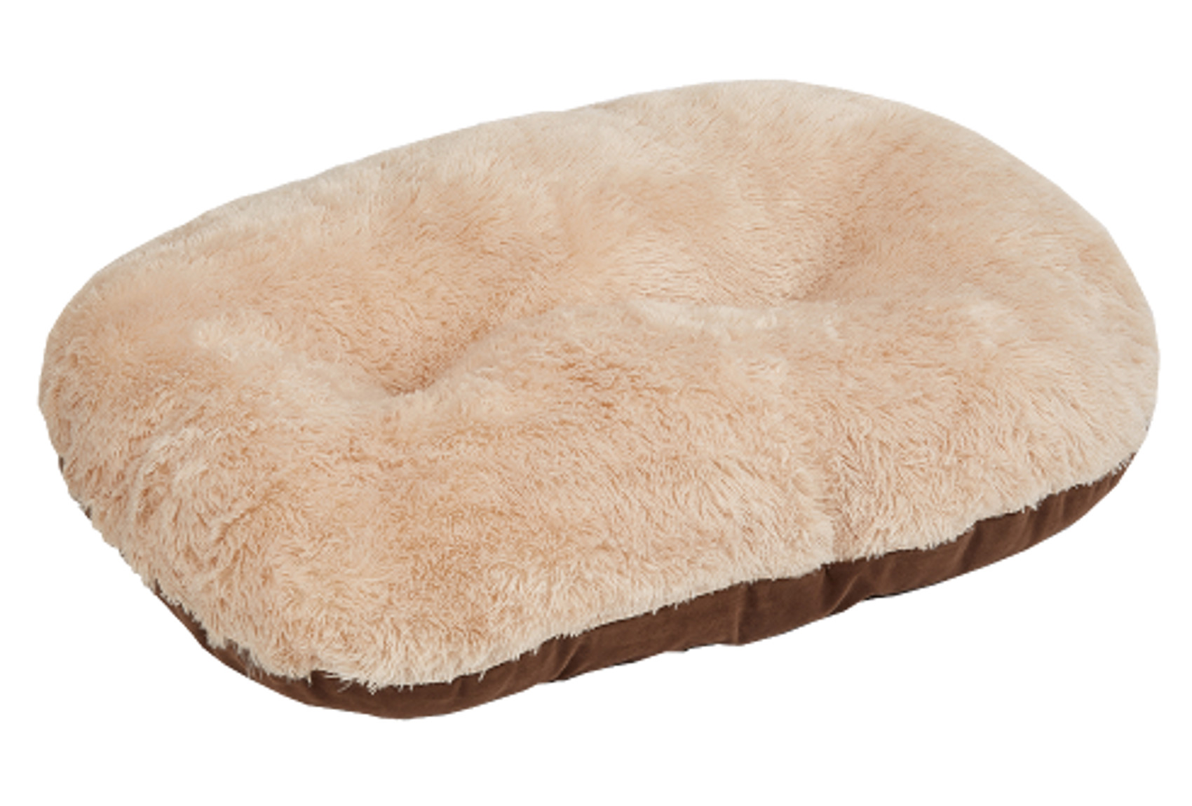 Puppy Dog Suede & Faux Fur Oval Cushion Gor Pets Nordic Cosy Pet ...