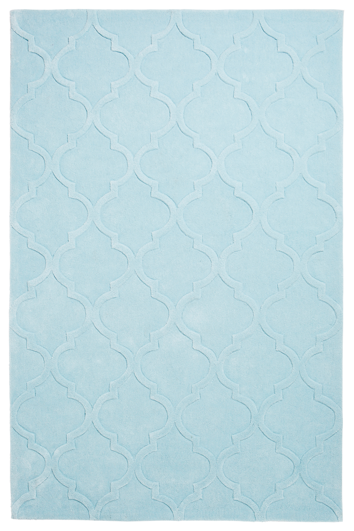 Modern Arabesque Rug 100% Acrylic Hand Tufted Trellis Pattern Mat Home ...