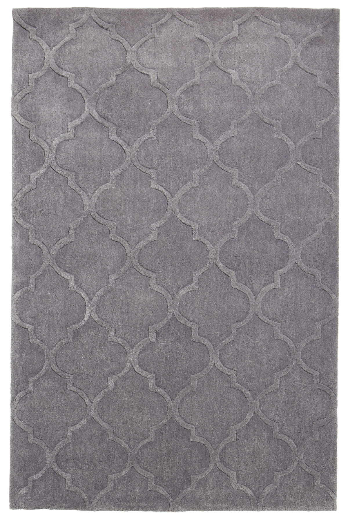 Modern Arabesque Rug 100% Acrylic Hand Tufted Trellis Pattern Mat Home ...