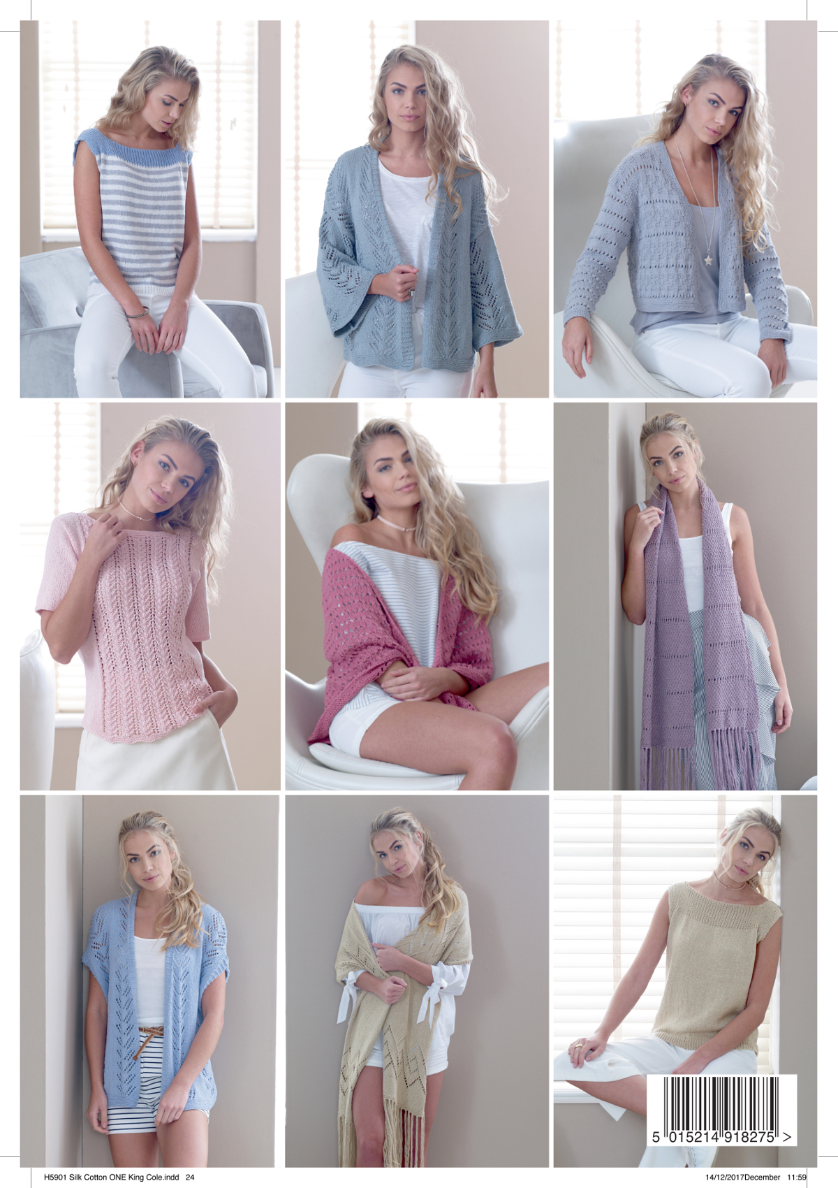 King Cole Finesse Cotton Silk DK Double Knitting Book 1 Womens Fashion ...