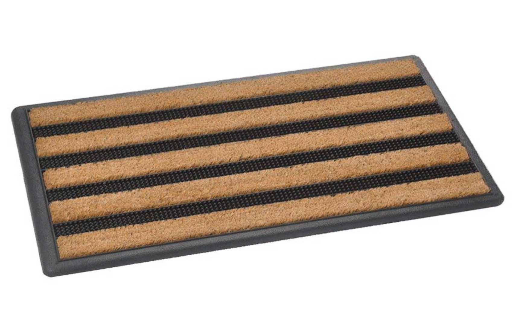 Rockall Mat Coir Ridges & Rubber Scraper Pins Slip Resistant Doormat ...