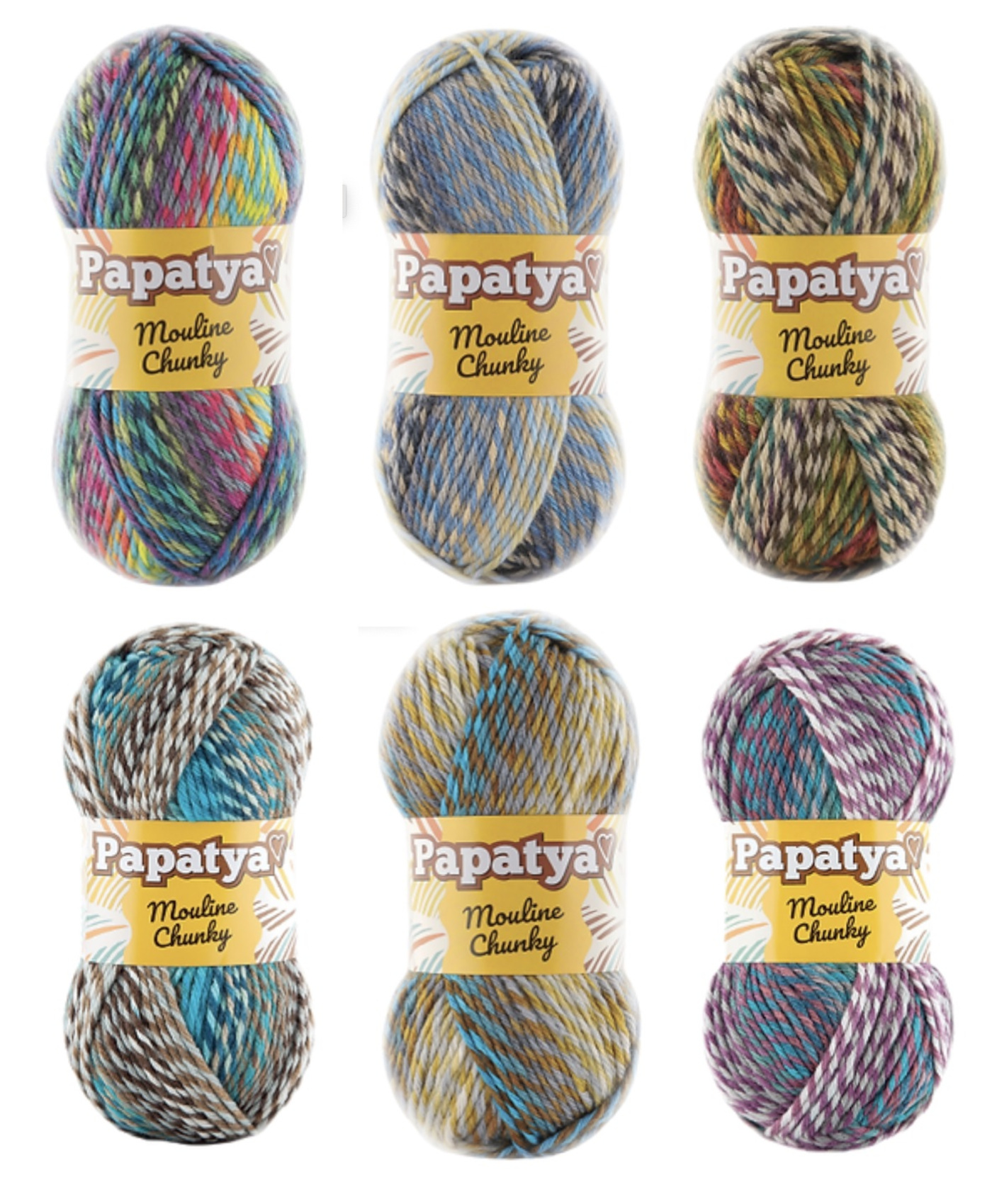 Papatya Mouline Chunky Yarn 100g Ball (6 Colours) – Classic Home Store