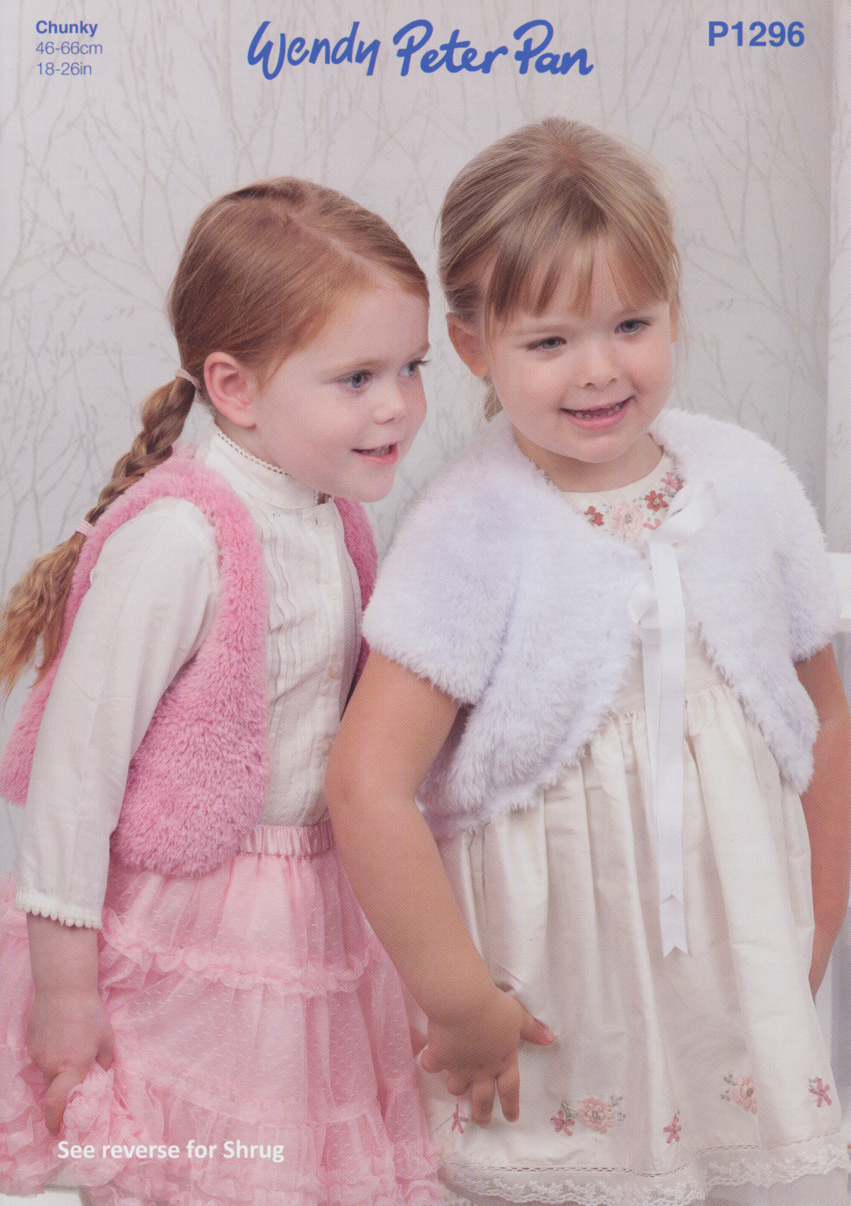 Wendy Peter Pan Chunky Knitting Pattern - Girls Bolero Waistcoat ...
