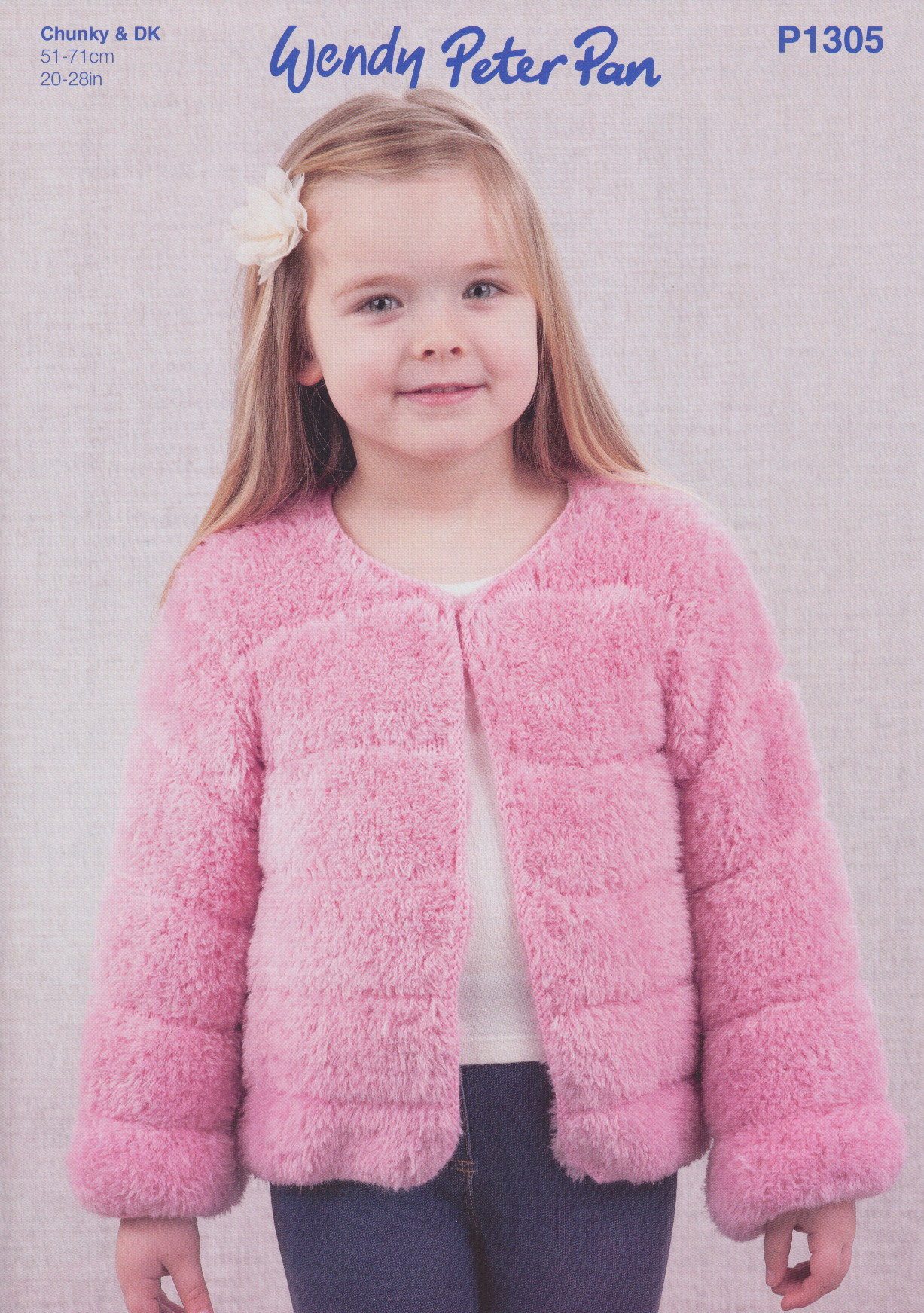 Wendy Peter Pan Chunky Knitting Pattern - Girls Jacket (P1305) – Mill ...