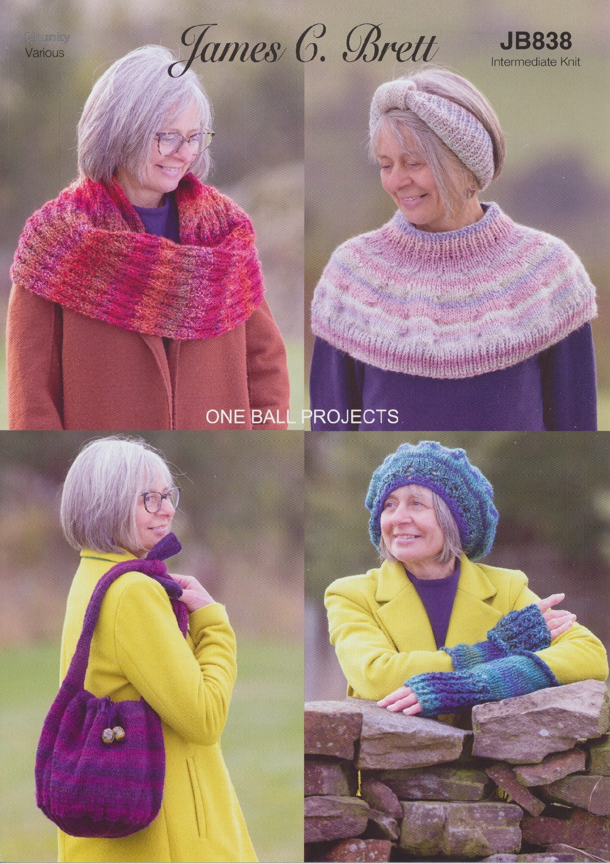 James Brett Chunky Knitting Pattern - Ladies Accessories (JB838) – Mill ...