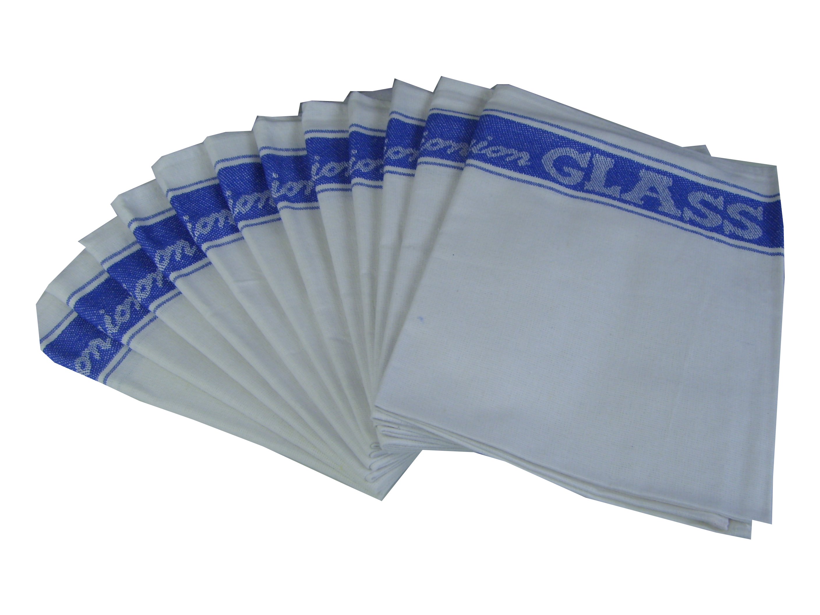 Pack of 12 Manita Linen & Cotton Union Glass Cloth 30" x 20" Catering ...