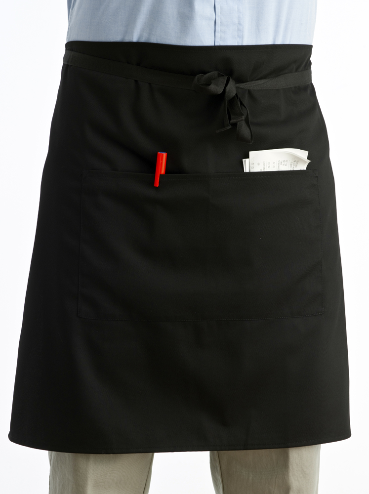 Half Apron With Pocket Professional Waiters Black | eBay
