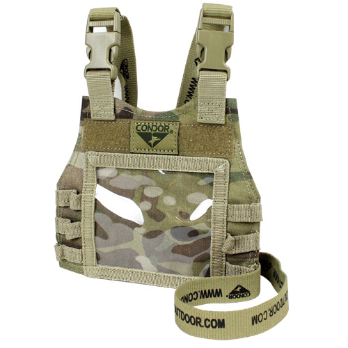 CONDOR MINI ARMY PLATE CARRIER TACTICAL ID NECK PANEL BADGE HOLDER ...