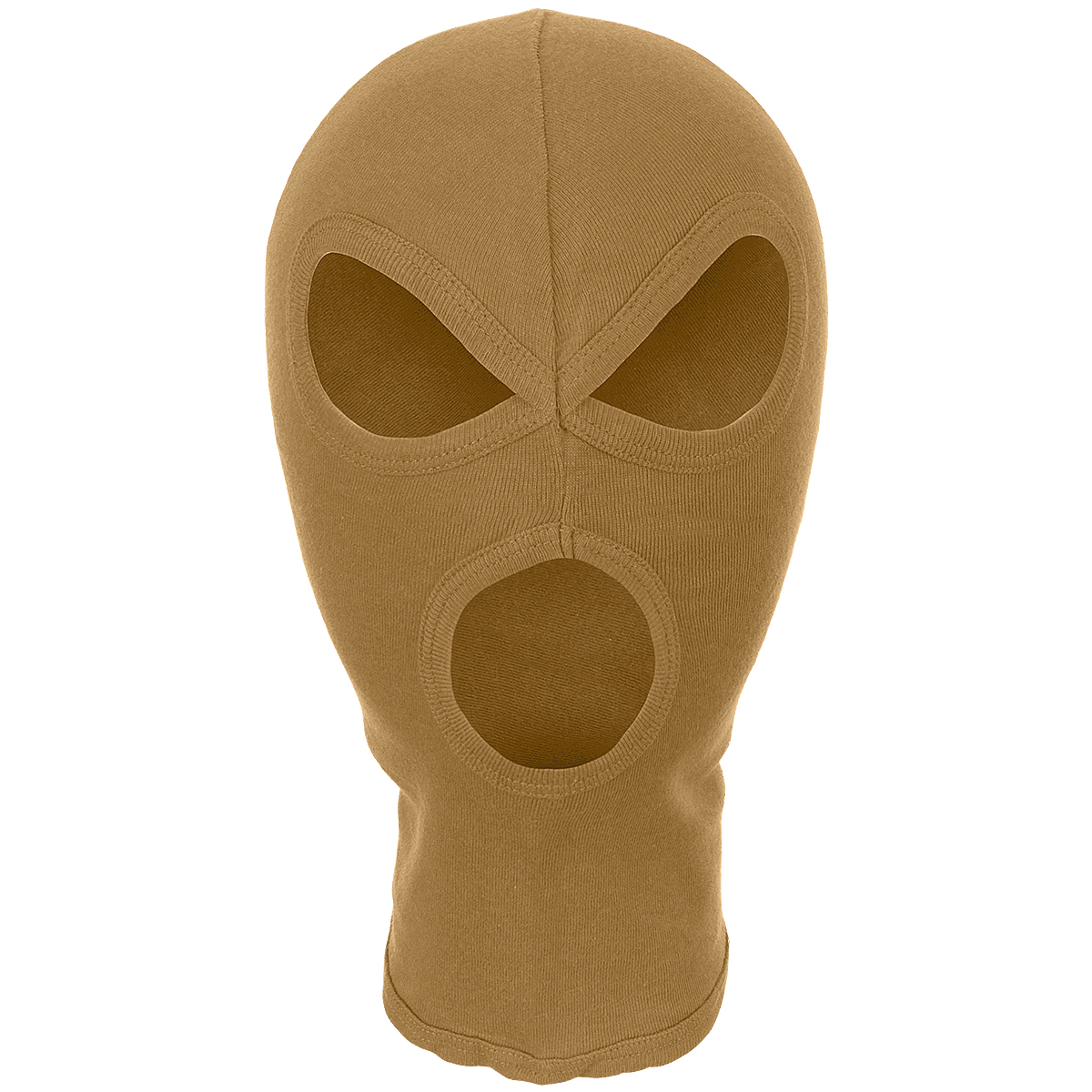MFH 3 Hole Balaclava Lightweight Cotton Coyote Tan | Balaclavas ...