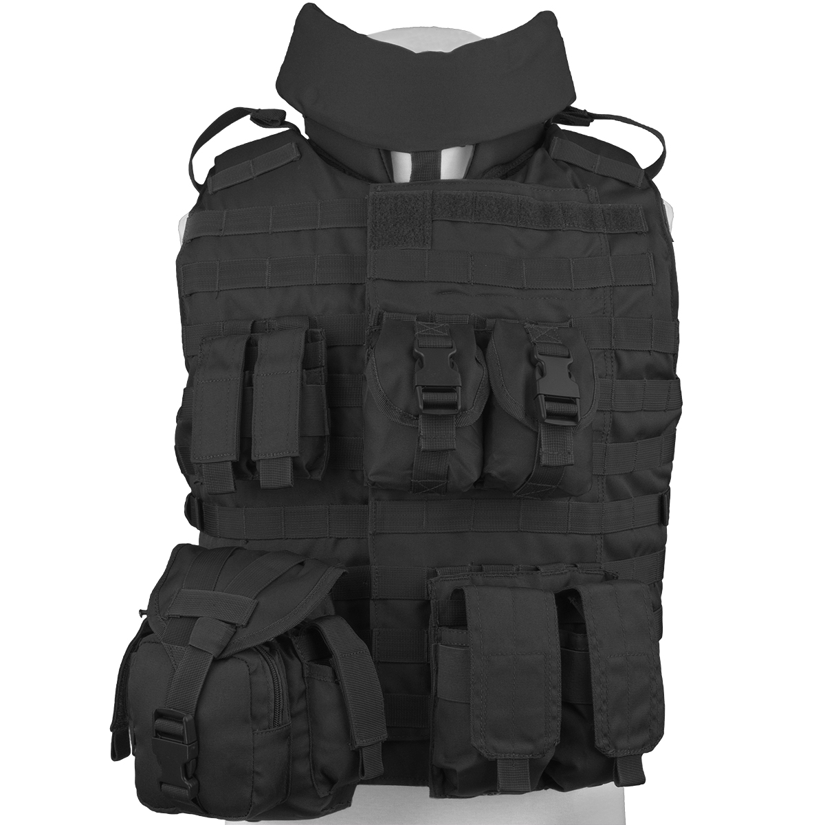 Mil-Tec OTV Outer Tactical Vest Black | Vests | Military 1st