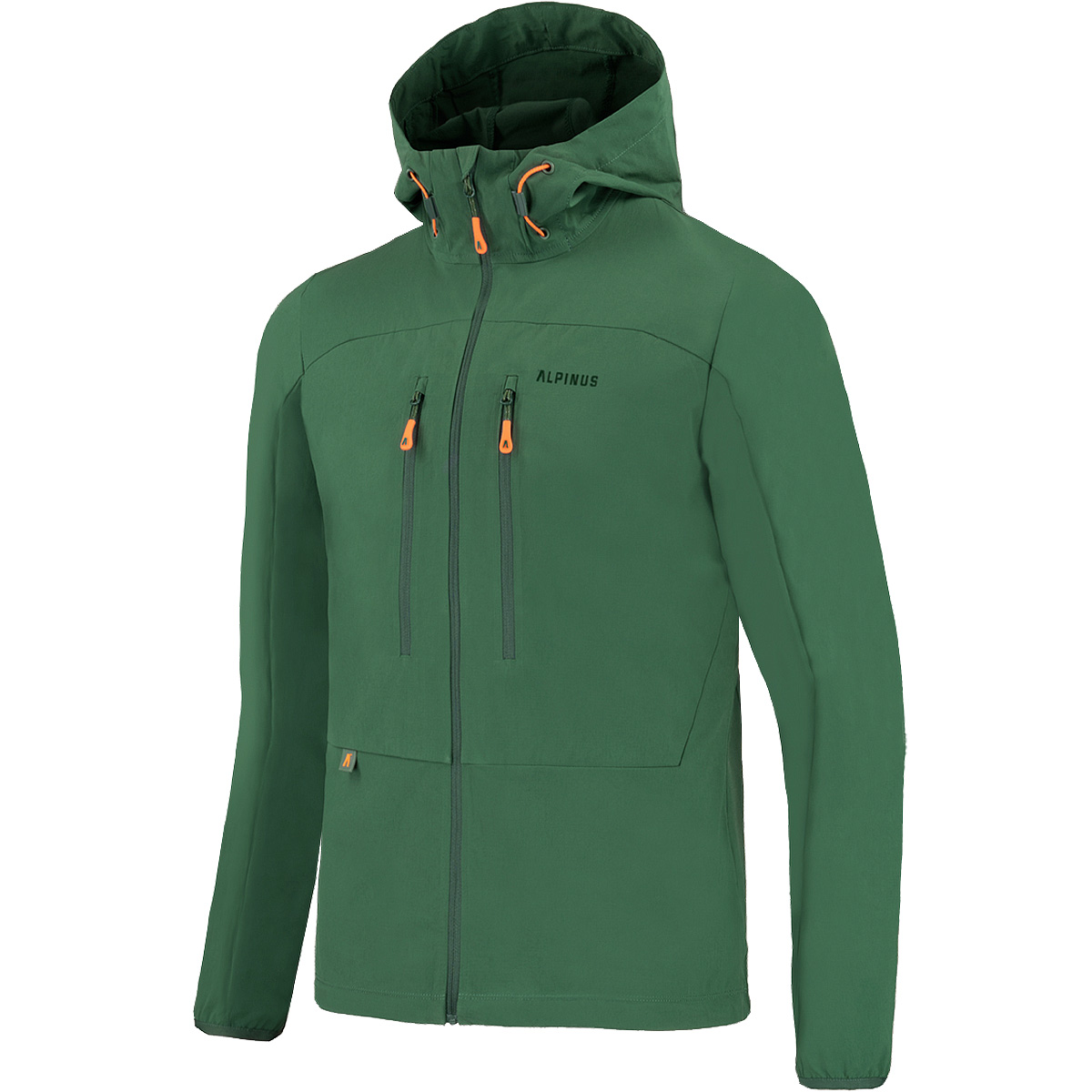 Alpinus Pourri Tactical Soft Shell Jacket Mens Windbreaker Parka Green ...