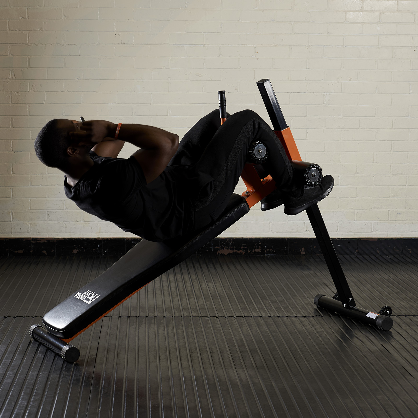 Mirafit M3 Sit Up Bench Adjustable Decline Ab Board Weight Crunch Gym ...