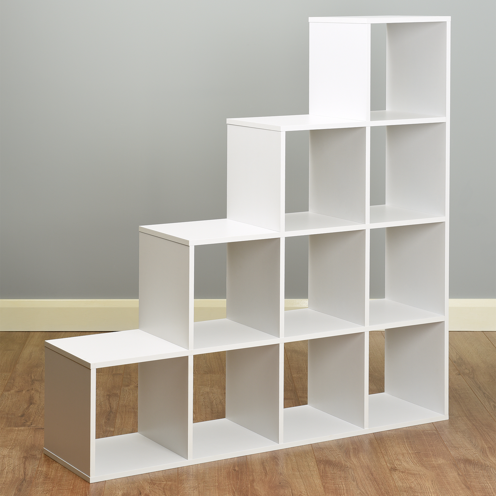 SALE Hartleys White 10 Cube Shelving Unit Home Furniture Storage ...