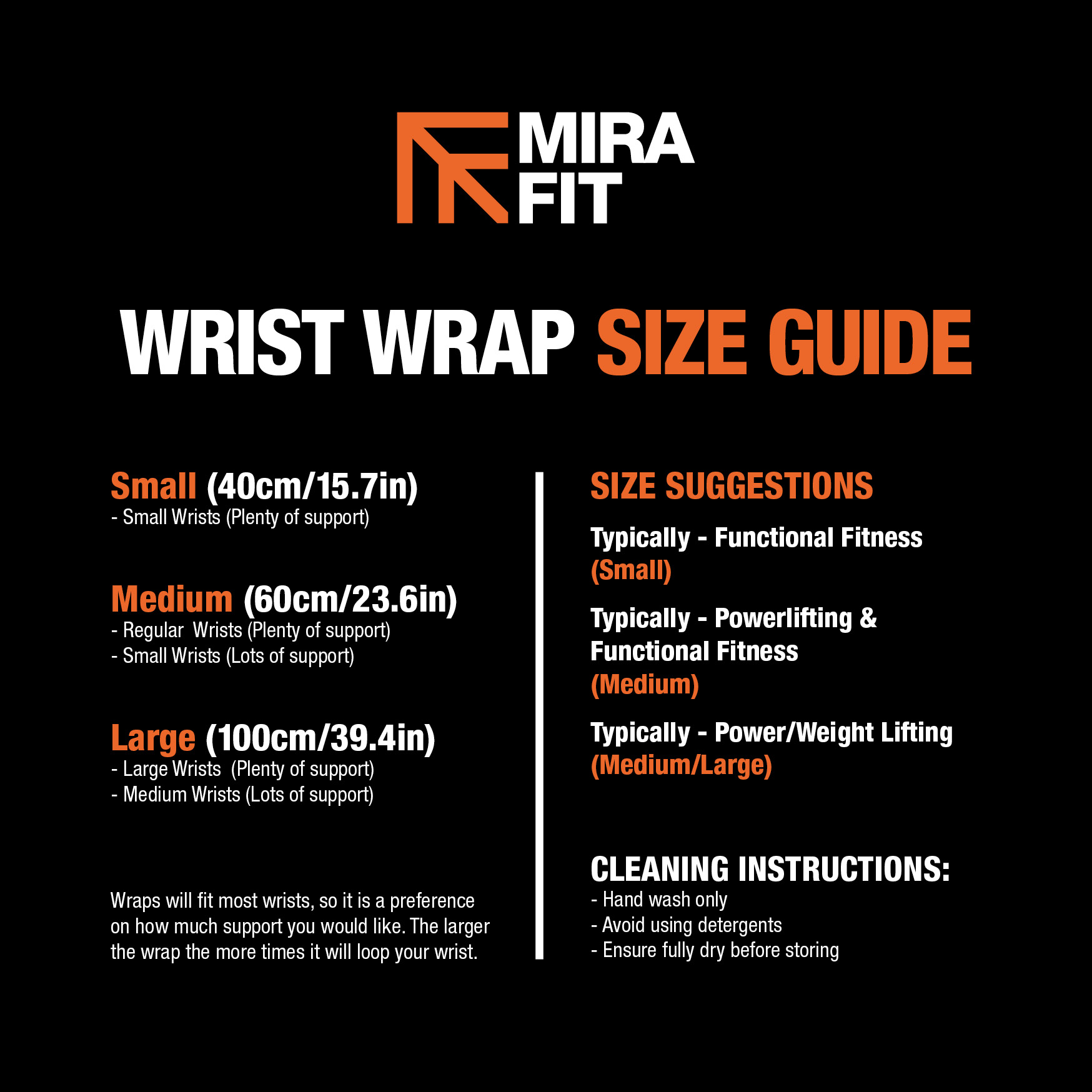 Wrist Wraps | Mirafit