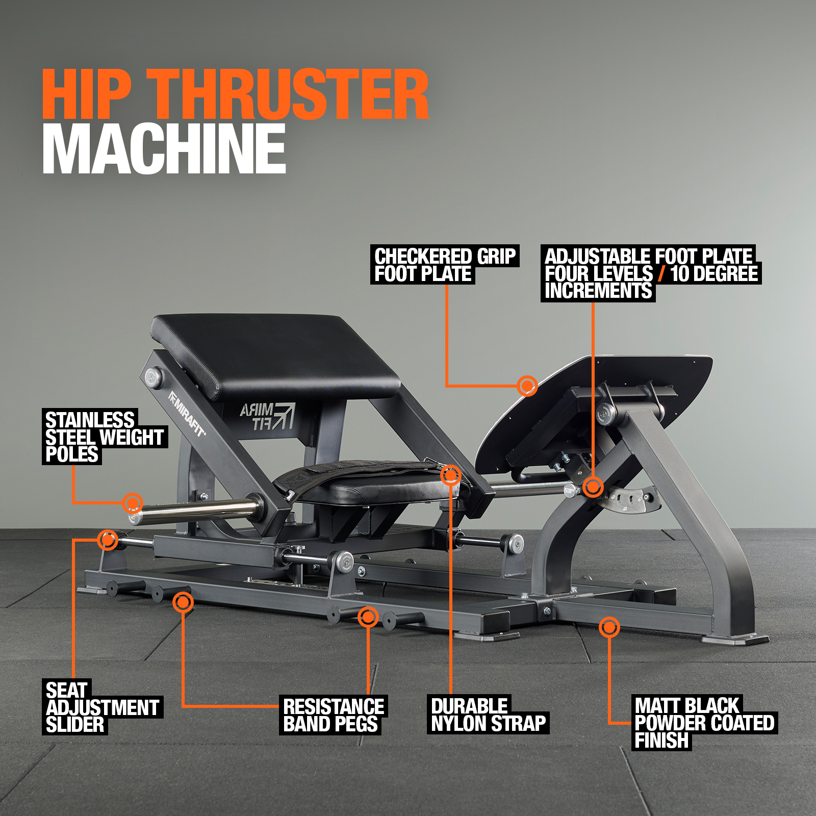 Hip Thruster Machine | Mirafit
