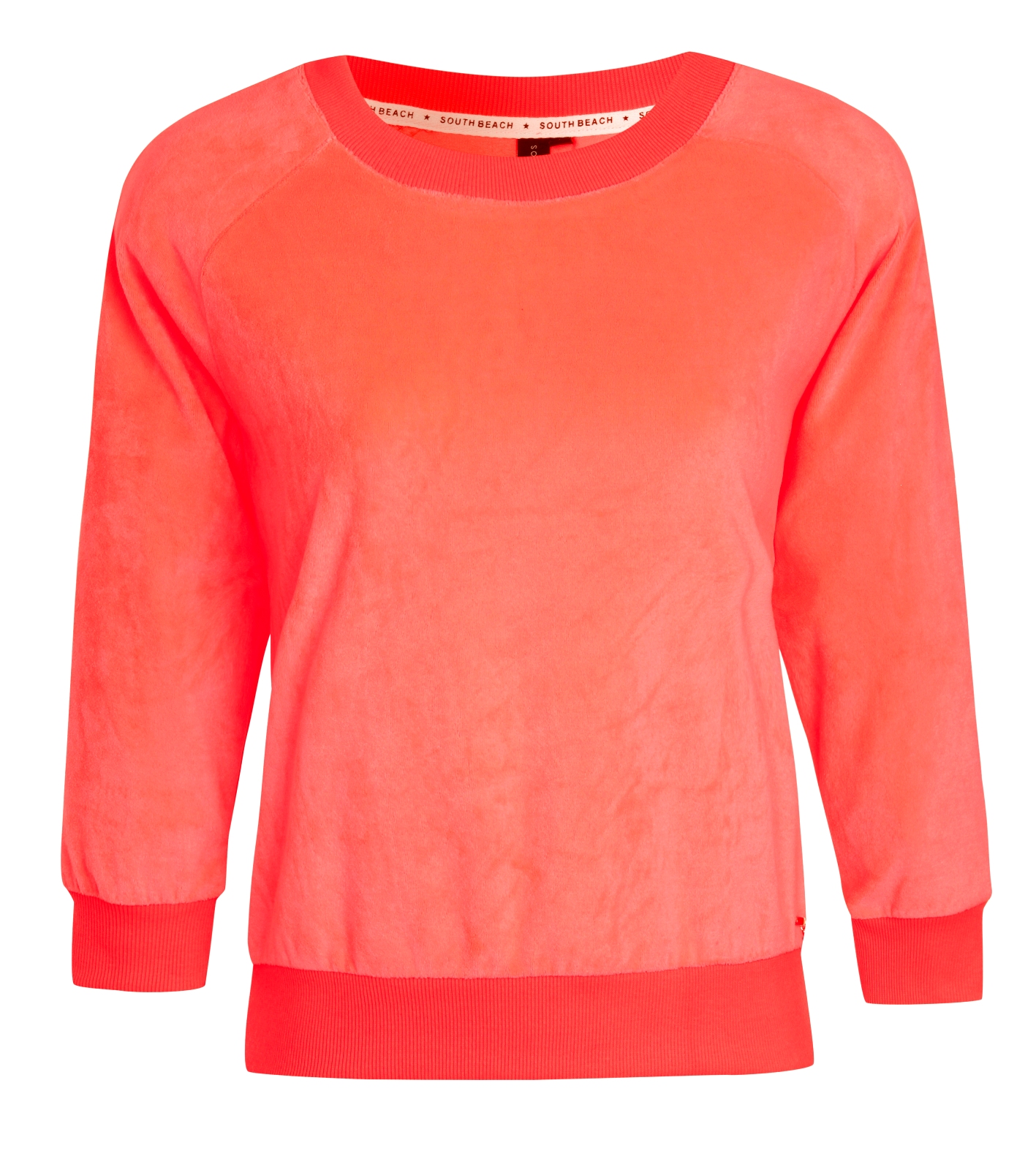 Womens Neon South Beach Tracksuit Sweatshirt Joggers Shorts Ladies Size ...