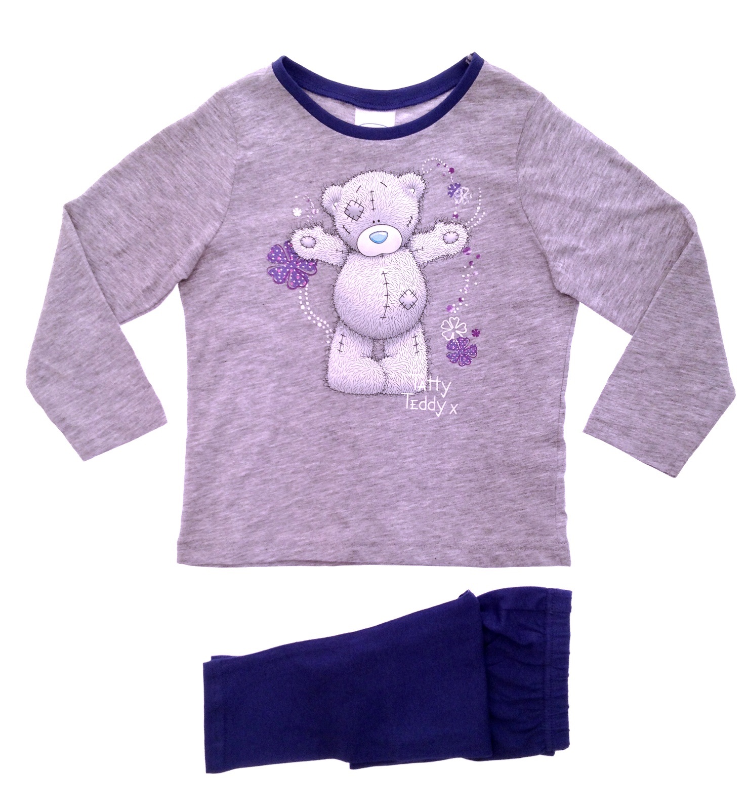 Kids Girls Pyjamas Me To You Tatty Teddy Long Pj's Set Childrens Size 3 ...