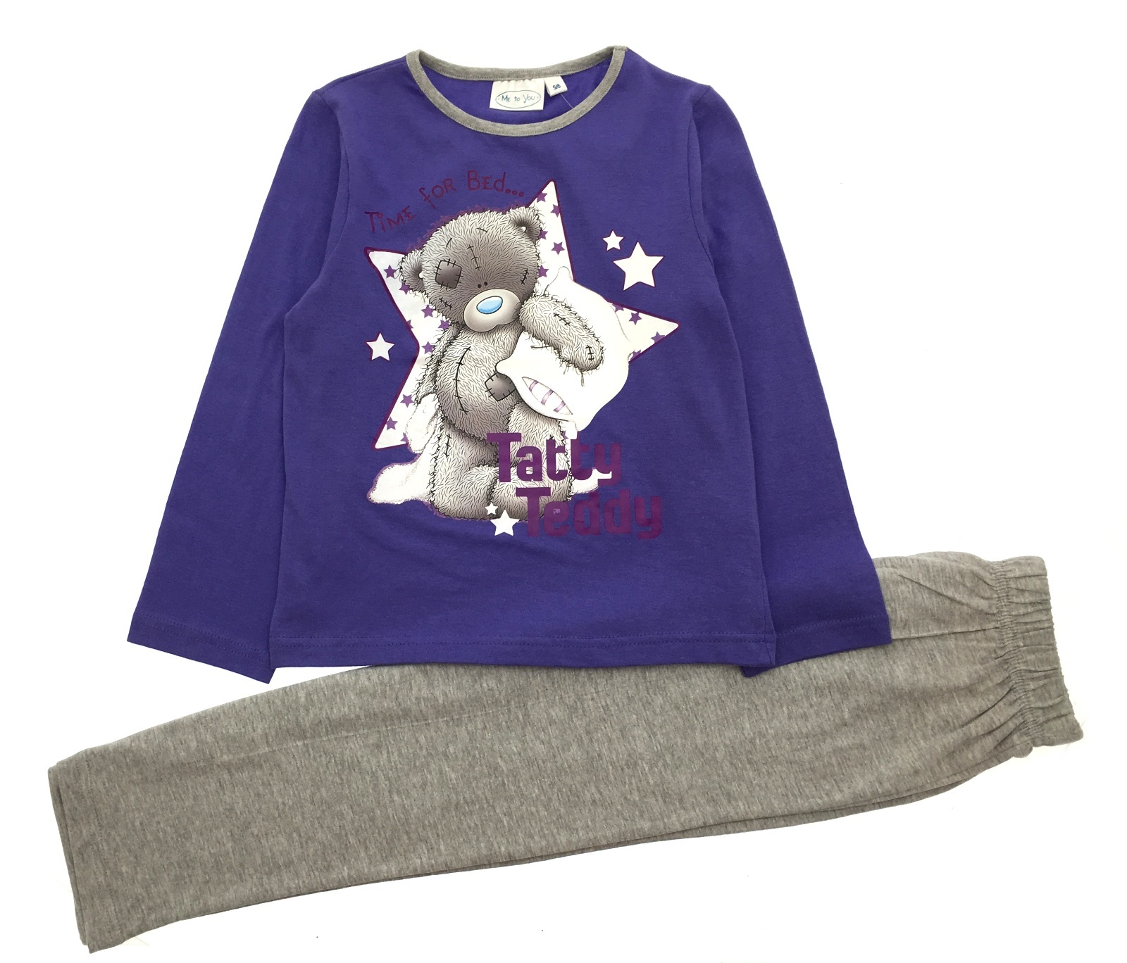 Kids Girls Pyjamas Me To You Tatty Teddy Long Pj's Set Childrens Size 3 ...