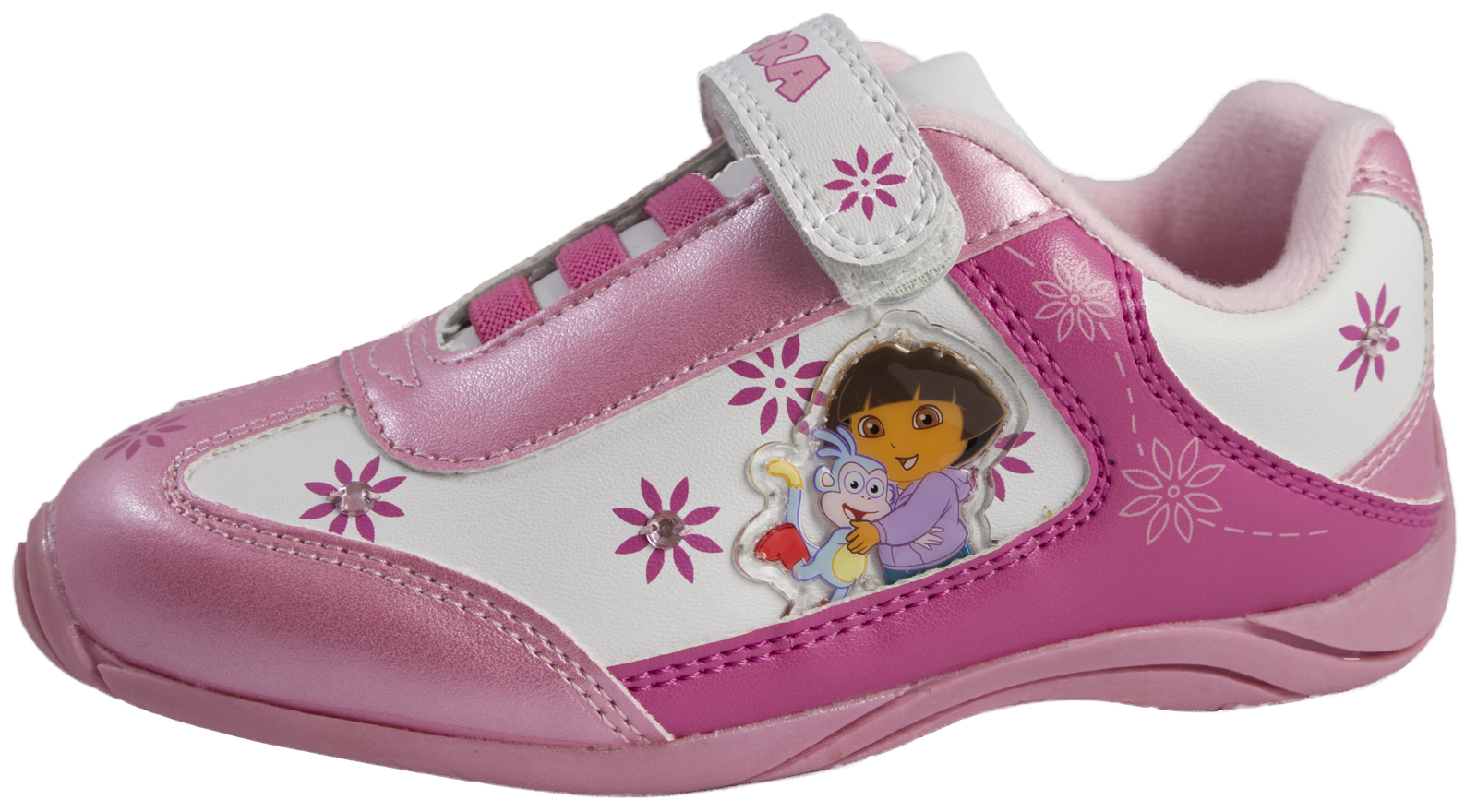 Girls Dora The Explorer Trainers Skate Sports Shoes Casual Pumps Kids ...