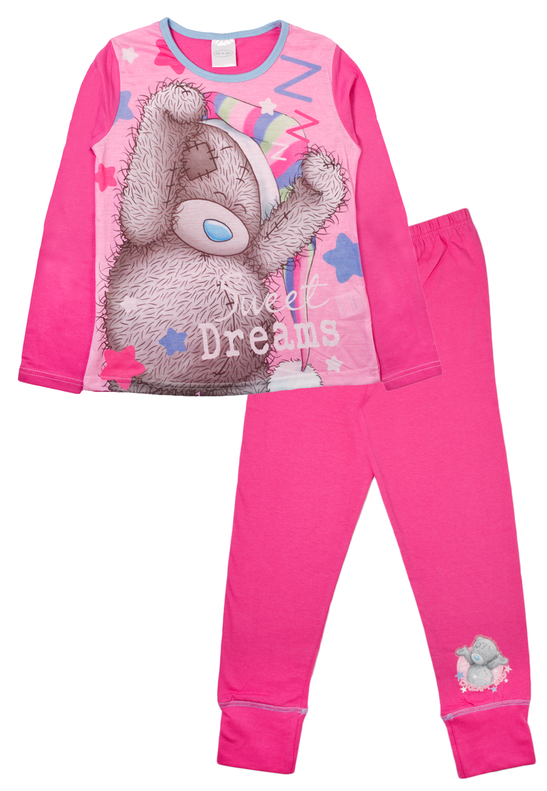 Kids Girls Pyjamas Me To You Tatty Teddy Long Pj's Set Childrens Size 3 ...