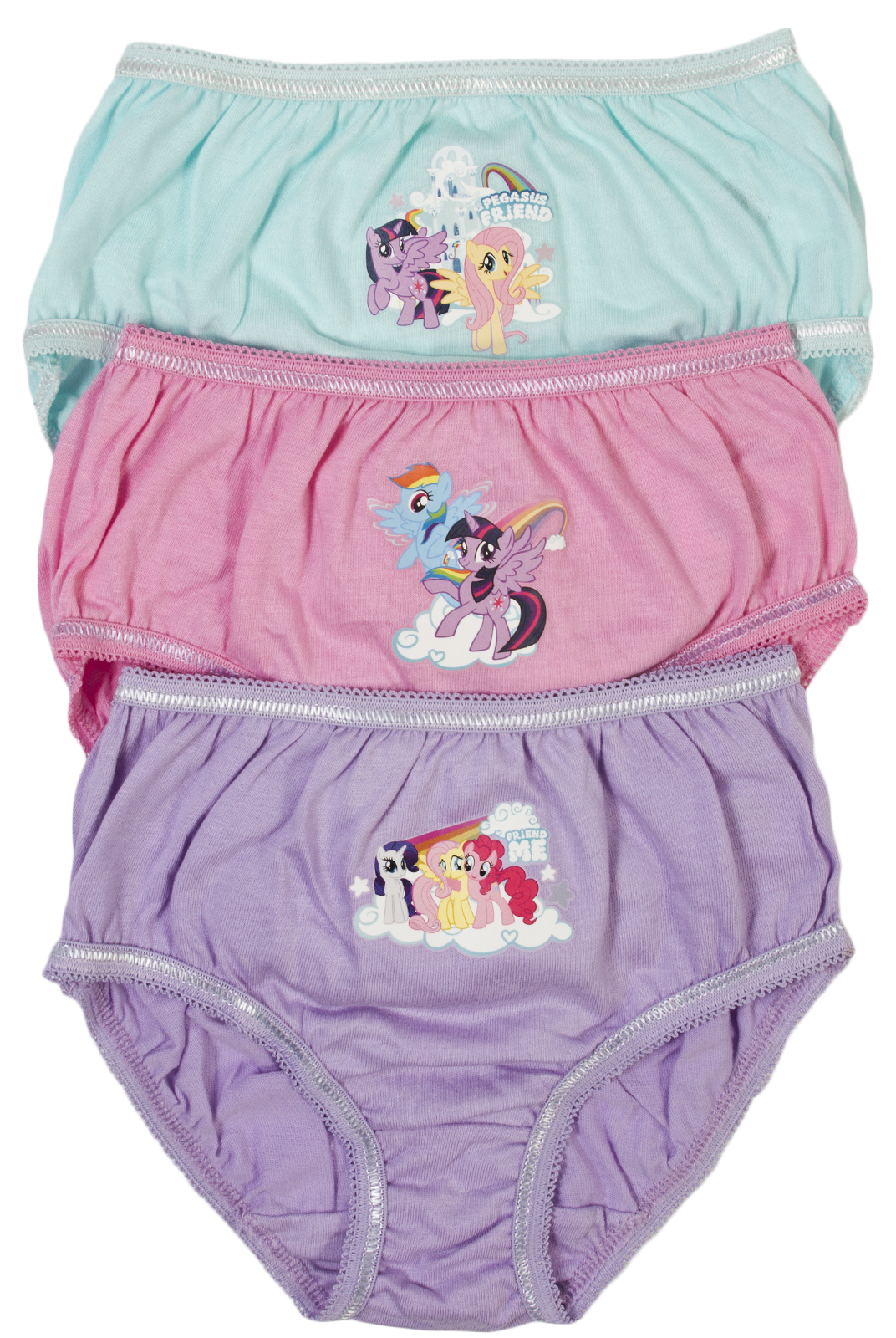 Knickers Underwear Girls Girls My Little Pony Characters 100% Cotton ...