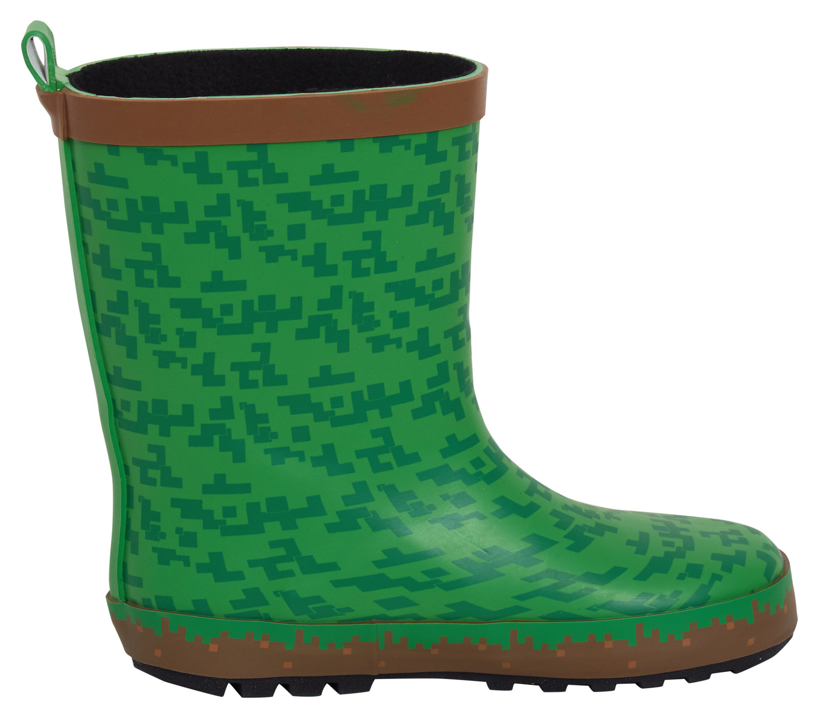 Boys Minecraft Rubber Wellingtons Kids Gamer Wellington Boots Rain ...