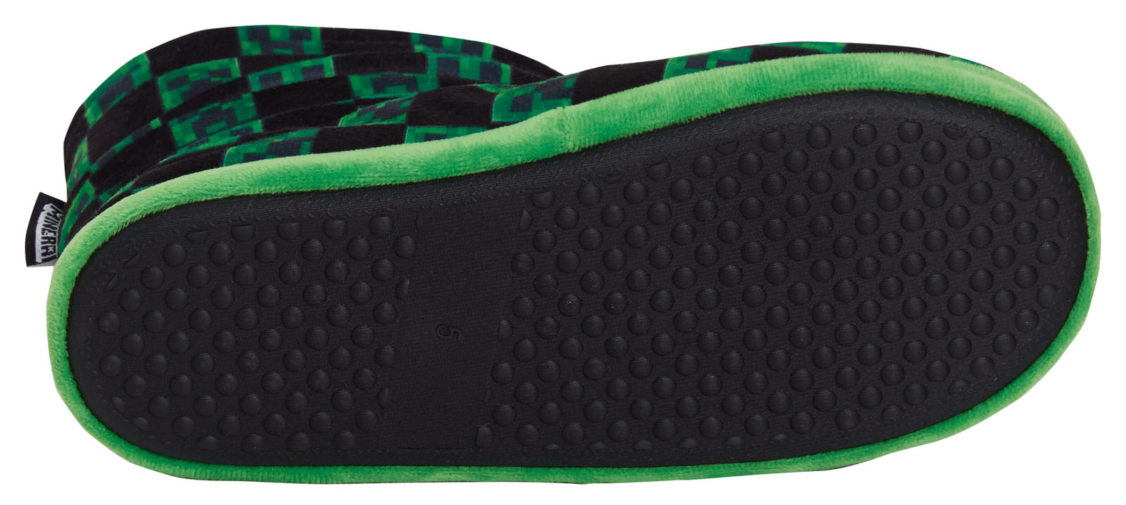 Boys Minecraft Slipper Boots Kids Creeper Gamer Warm Fleece Slippers ...