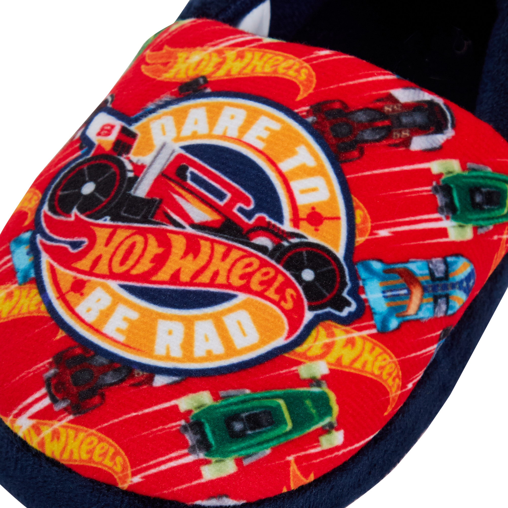 Boys Hot Wheels Slippers for Kids Toy Racing Cars House Shoes Slip On ...