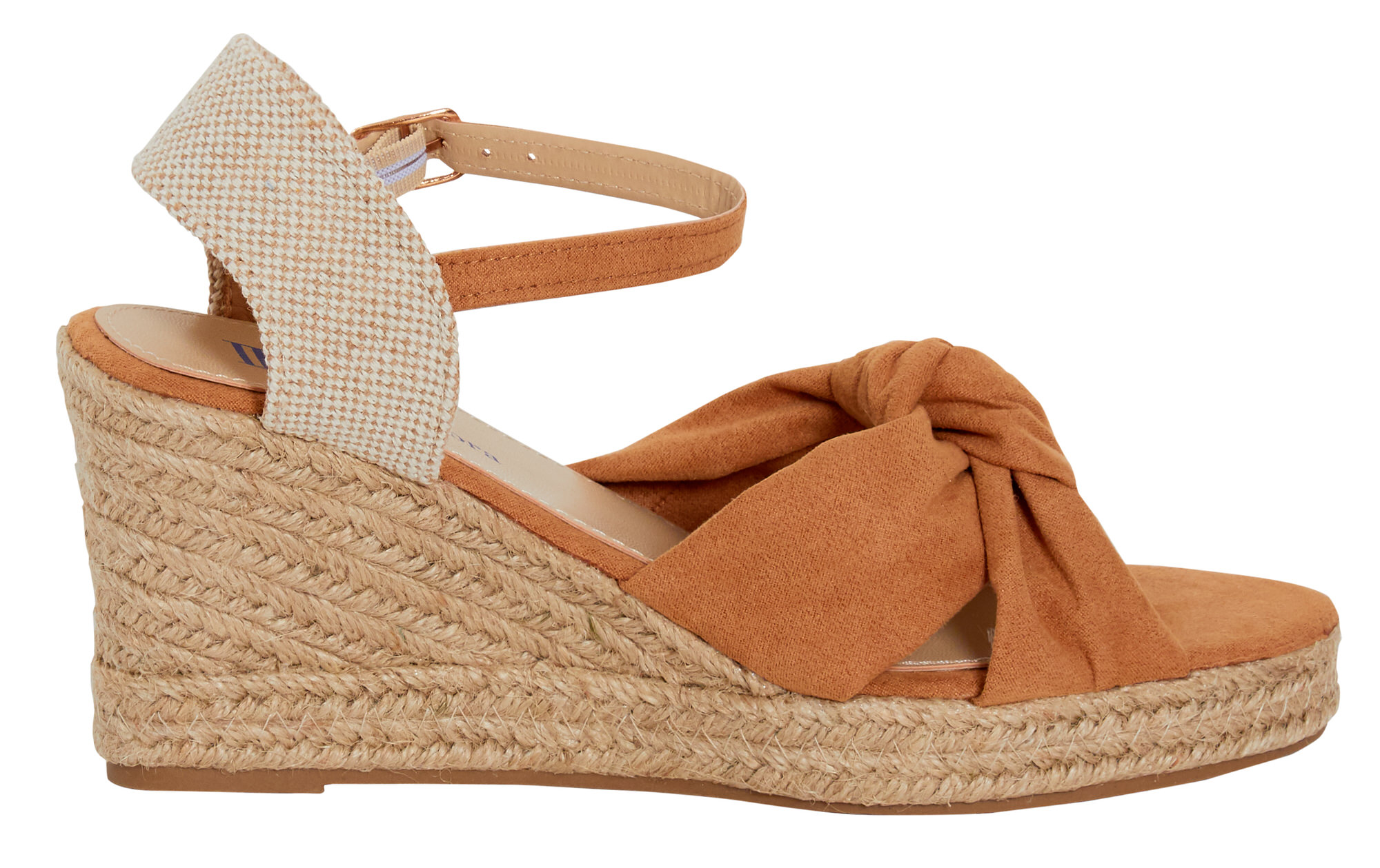 Womens Open Toe Wedge Sandals Espadrille Wedges Strappy Hessian Ankle ...