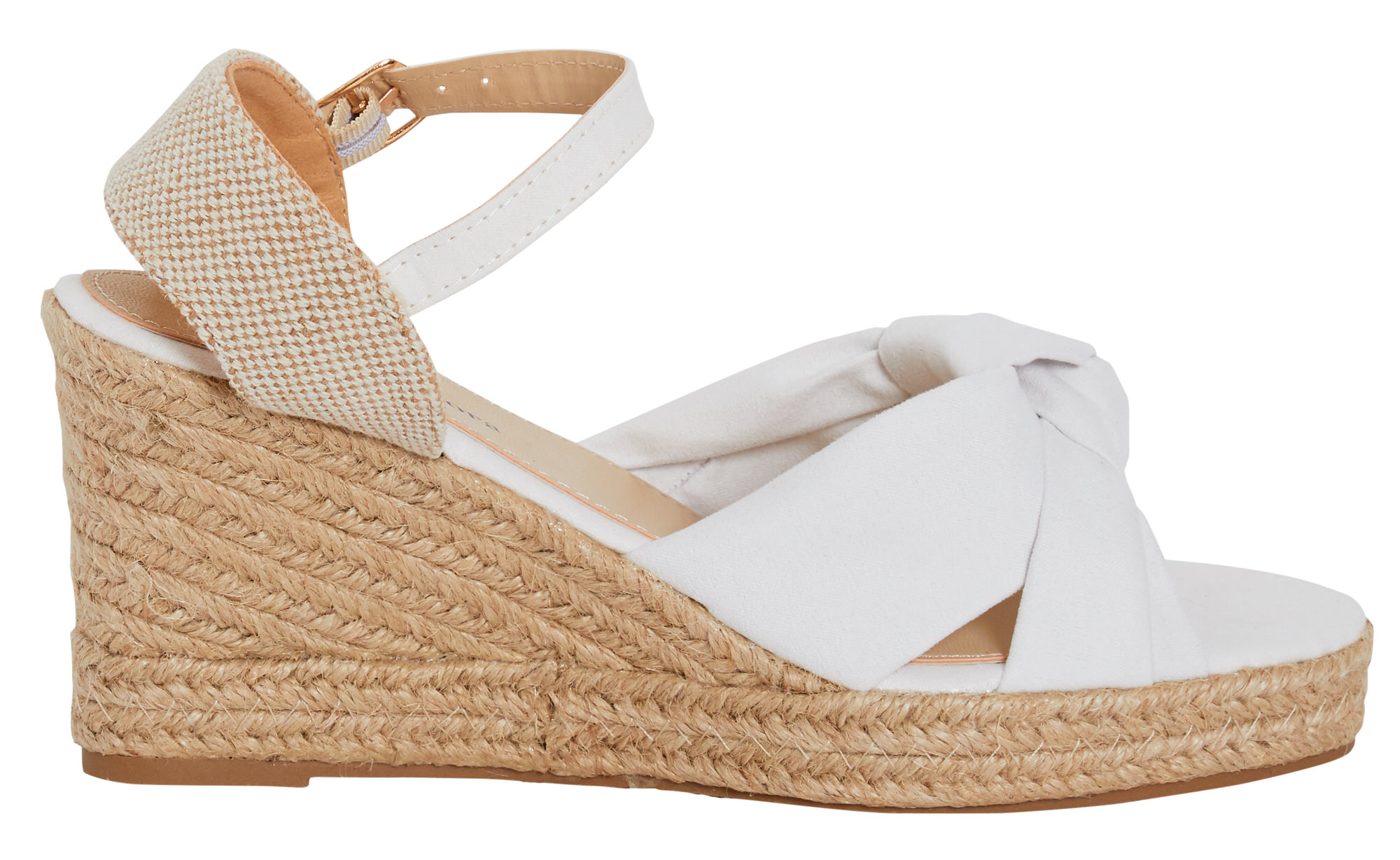 Womens Open Toe Wedge Sandals Espadrille Wedges Strappy Hessian Ankle ...
