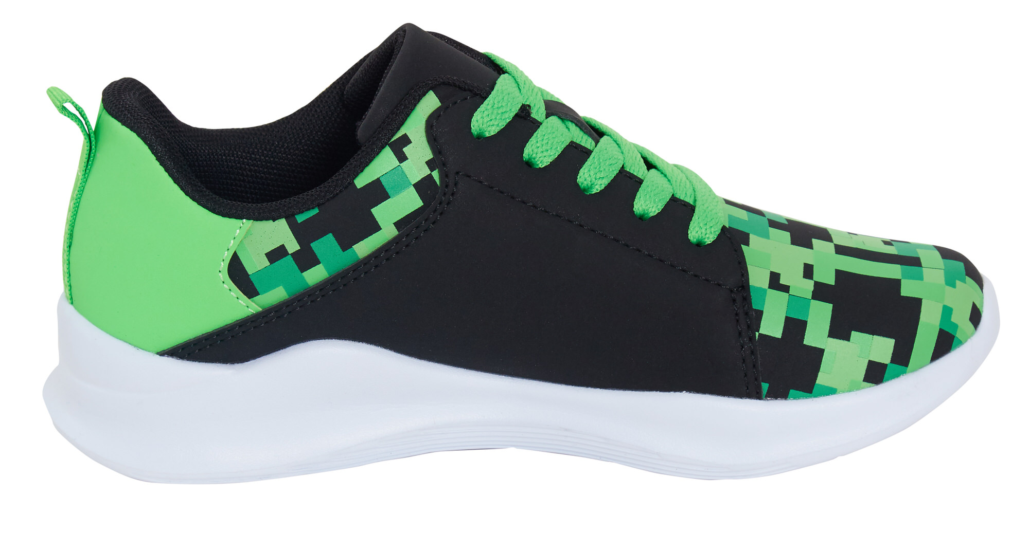 Boys Minecraft Trainers Kids Creeper Gamer Lightweight Sports Shoes ...