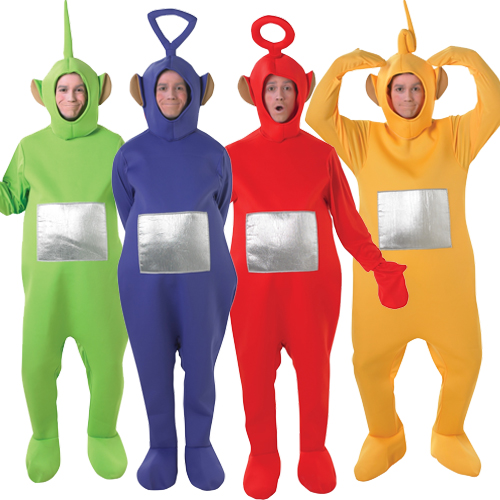 Adult Licensed Teletubbies Fancy Dress Outfit New Book Week BBC TV Mens ...