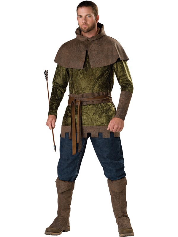 Adult Robin Hood Of Nottingham Outfit Fancy Dress Costume Sheriff ...