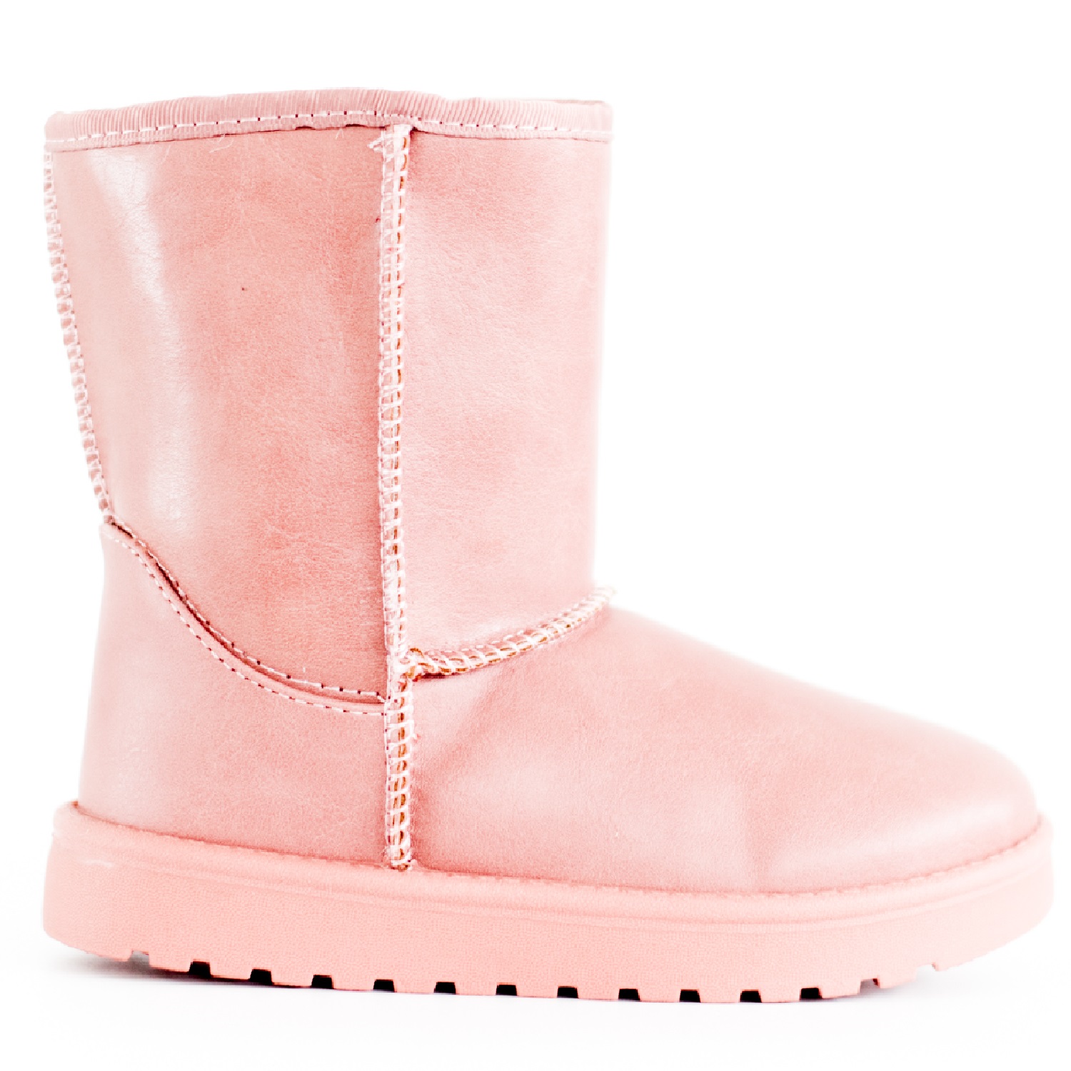 KIDS GIRLS CHILDREN WARM WINTER ANKLE FUR LINED GRIP SOLE SNUGG BOW ...