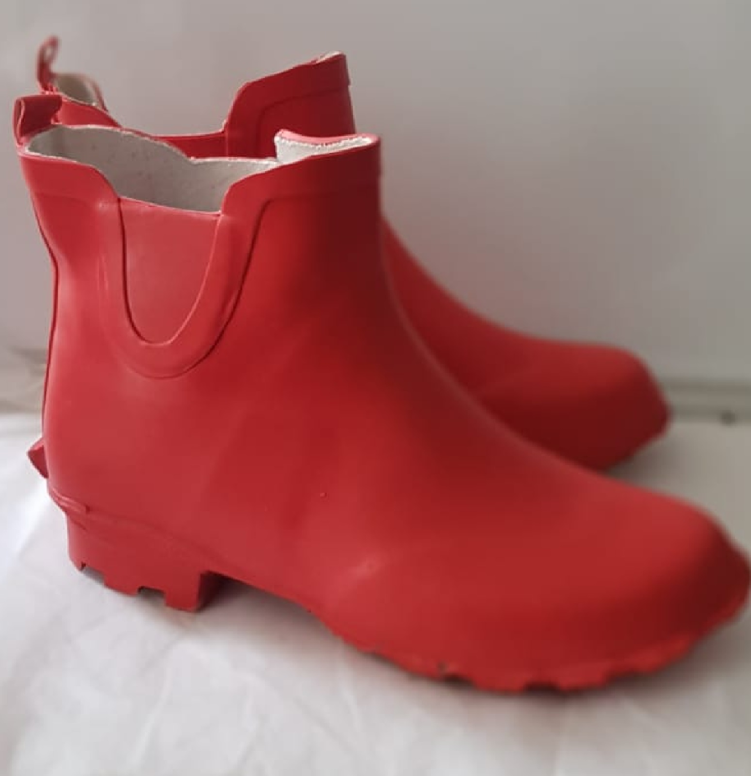 WOMENS WELLINTON ANKLE LADIES WINTER RAIN PULL ON WELLIES CHELSEA SHOES ...