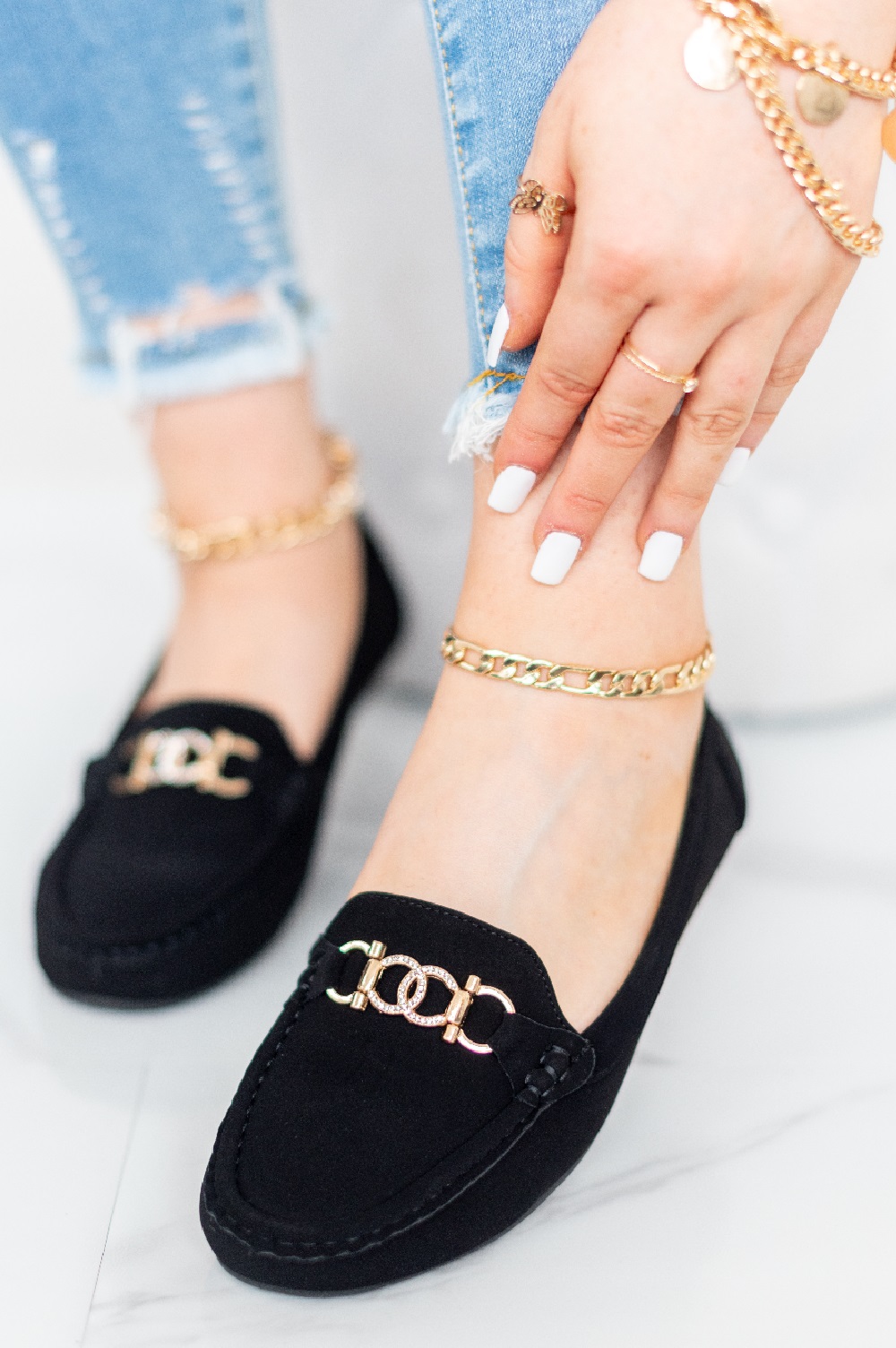 LADIES WOMENS FLAT COMFY WORK OFFICE PUMPS LOAFERS SOFT SLIP ON SHOES ...